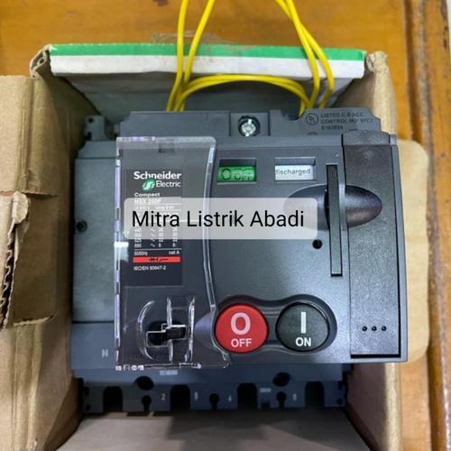 Jual SCHNEIDER MCCB NSX250N 4P 200A 50KA MOTORIZED UVT AUXILIARY ...
