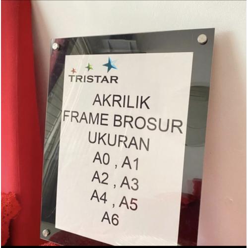 Jual AKRILIK FRAME HITAM (UKURAN A0)(CEK DESKRIPSI / Acrylic frame ...