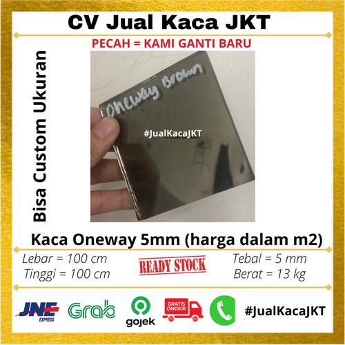 Jual Kaca oneway reflektif / kaca one way / oneway glass 5 mm Jakarta ...