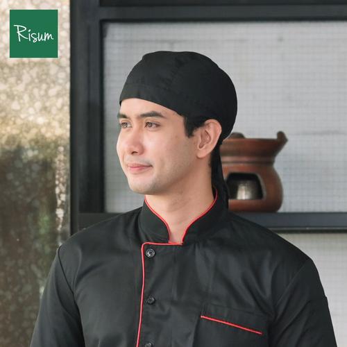 Jual Topi Koki Ikat/ Pirate Hat Risum - Hitam - Kab. Sleman - risum ...