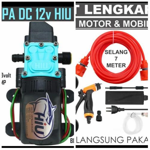 Jual pompa dc 12v pompa hiu cuci steam motor quick release tinggal ...