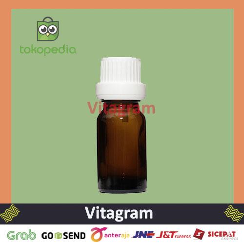 Jual Botol Kaca Amber 10 ml Coklat Tebal Tutup Putih Essential Oil ...