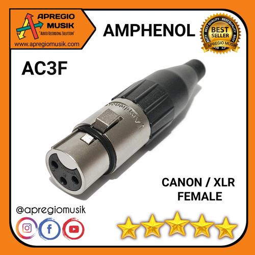 Jual Jack Microphone Amphenol AC3F Canon XLR Female Low Noise - AC3F ...