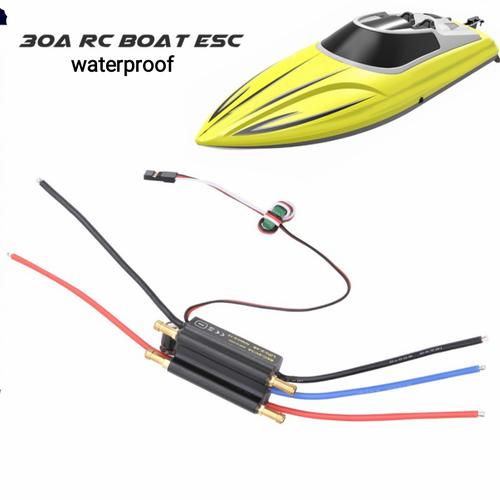 Jual Brushless ESC 30A RC Boat Waterproof Accessory for RC Boat - Kota ...