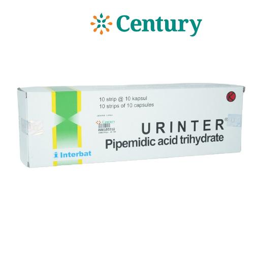 Jual URINTER 1 STRIP 10 CAPSUL / PIPEMIDIC ACID / GANGGUAN SALURAN ...