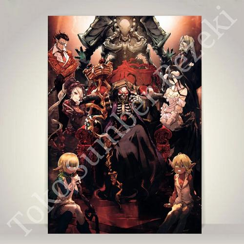 Jual Poster Figure Overlord Lukisan Paper Kanvas Dinding Anime Albedo ...