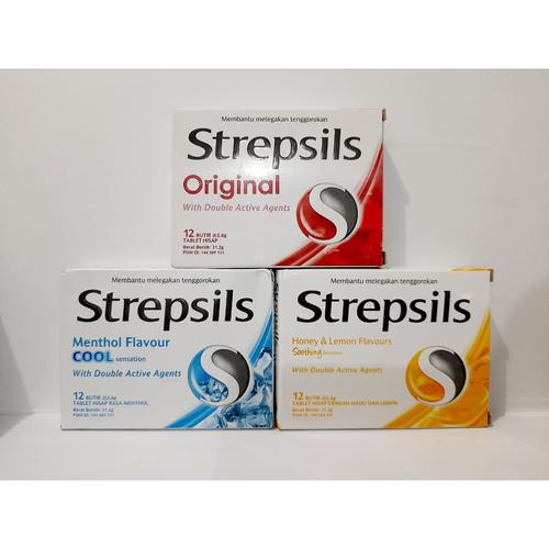 Jual Strepsils Soothing Honey Lemon, Original , Cool Pack 12'S - Cool ...