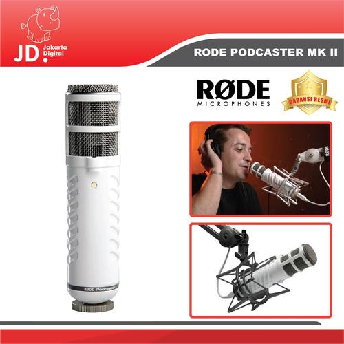 Promo Rode Podcaster MK II USB Broadcast Microphone Cicil 0% 3x ...
