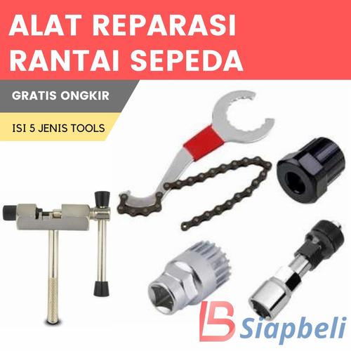 Jual Kunci Sprocket Crank Set 3in1 Alat Reparasi Rantai Sepeda Lengkap ...