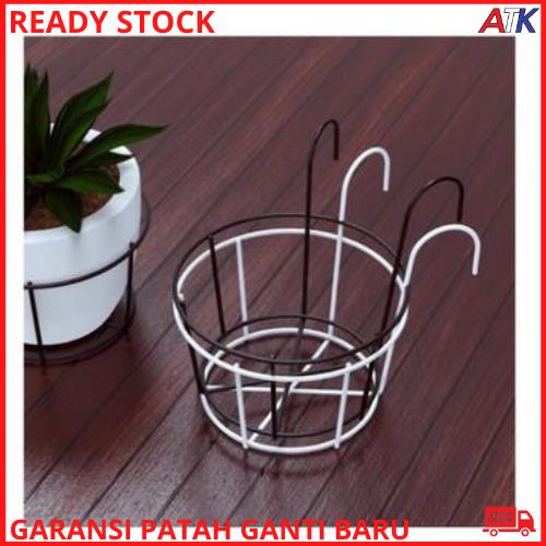 Jual Rak Pot Balkon Pagar Rak Pot Bunga Besi Dinding Rak Besi Gantung ...