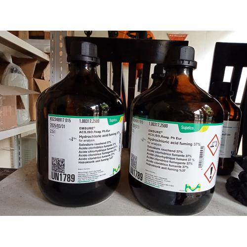 Jual Hydro chloric Acid Fuming 37% Merck 1.00317.2500 H Cl - Exclude ...