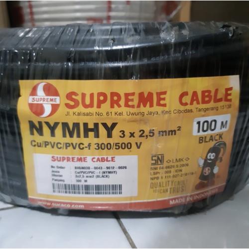 Jual Kabel Listrik Supreme NYYHY 3x2.5 @100Meter - Jakarta Pusat - Jaya Mitra Electric | Tokopedia