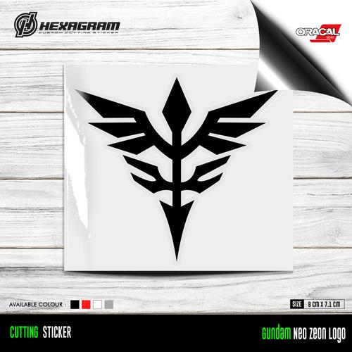 Jual Cutting Sticker Gundam Zeon Insignia | Stiker Gundam Zeon Insignia ...