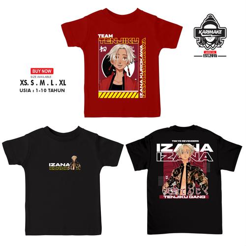 Jual Kaos Baju Anak TOKYO REVENGERS IZANA KUROKAWA TENJIKU GANG ...