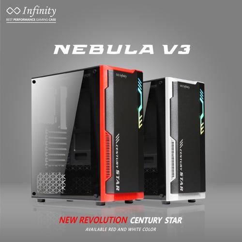 Jual Casing Infinity Nebula V3 ATX Gaming PC Case - Putih - Kab ...