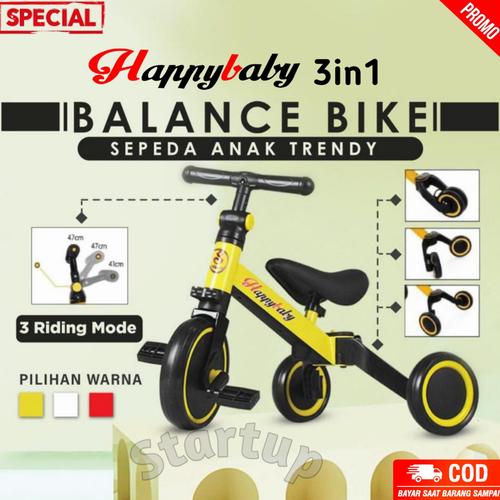 Jual Sepeda Anak Roda 3 Murah Happy Baby Balance Bike 3 in 1 Sepeda ...