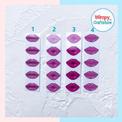 Jual Sticker Mulut Boneka Amigurumi Clay Nendoroid Fondant A - Flat, 10 ...