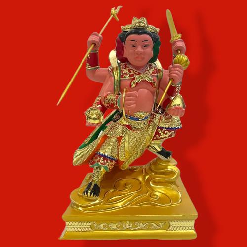 Jual patung dewa locia tiga muka nacha naca nezha three face 12 inch ...