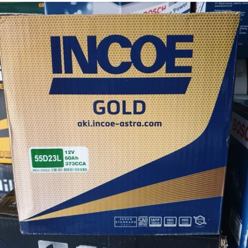 Jual AKI BATERAI INCOE GOLD HYBRID 55D23L MOBIL CAMRY VITARA INNOVA ...