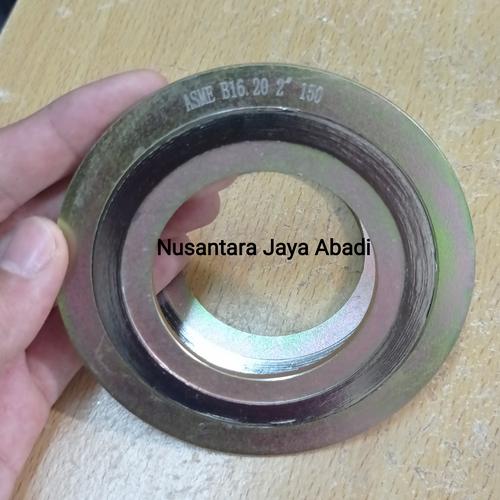 Jual SWG Ansi # 150 Carbon Steel CS 2 inchi - Spiral Wound Gasket Besi ...