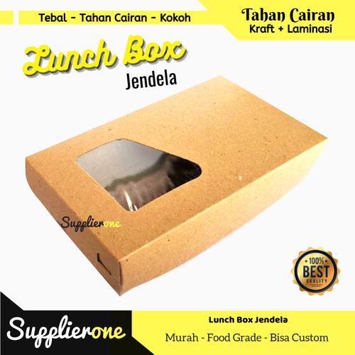 Jual Lunch Box Paper / Paper Lunch Box / Lunch Box Jendela / Box Nasi ...