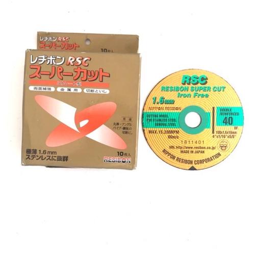 Jual Batu potong Stainless RSC Resibon Super Cut Stainles 4 inch - Kota ...