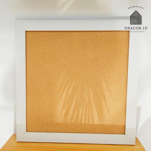 Jual FRAME FOTO BINGKAI FOTO WARNA PUTIH UKURAN 30X30CM - NON KACA ...