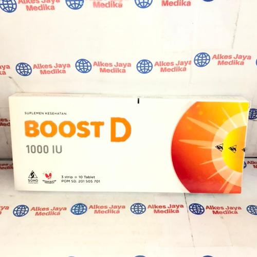 Jual Boost D 1000 IU Box Isi 30 Tablet - Vitamin D - Kota Tangerang ...