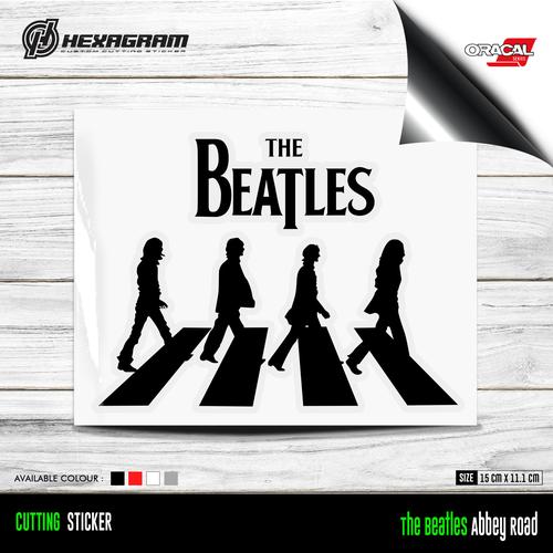 Jual Cutting Sticker The Beatles Abbey Road | Stiker The Beatles Abbey ...