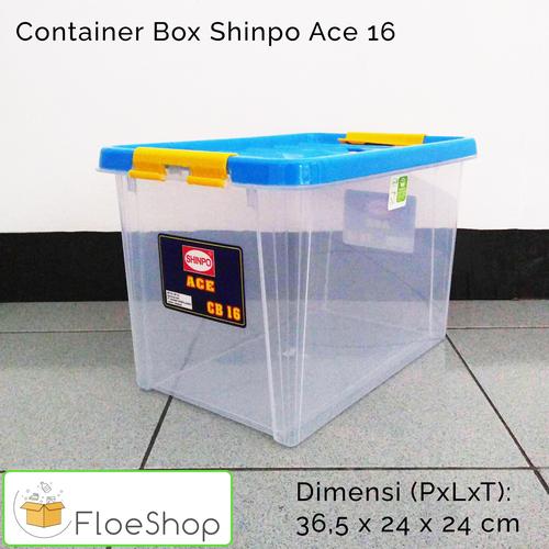 Jual Box Container / Kontainer Shinpo CB 16 Ace (16 Liter) - Kota ...