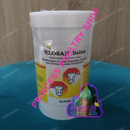 Jual KLOSAN 12 Bolus - Obat Cacing & Ektoparasit (Kutu, Caplak, dll ...