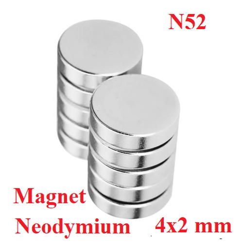 Jual Magnet Neodymium 4x2mm 4x2 mm 4 x 2 BULAT KOIN KUAT PUTIH ...