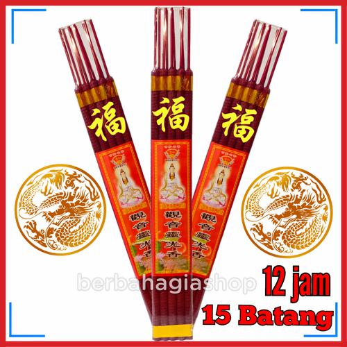 Jual Hio Dupa Merah Ulir Panjang Isi 15 Batang Tahan 12 Jam Sembahyang ...