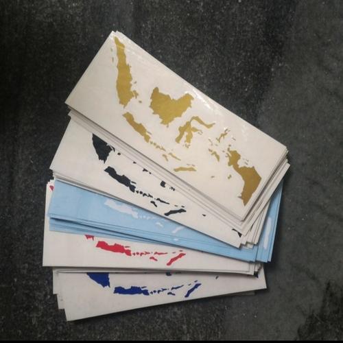 Jual sticker peta Indonesia cutting sticker stiker peta sticker ...