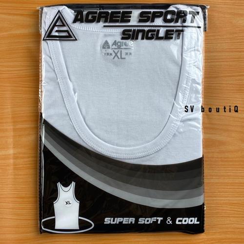 Promo AGREE SPORT SINGLET PUTIH - M, Putih - Jakarta Barat - sv boutiQ ...