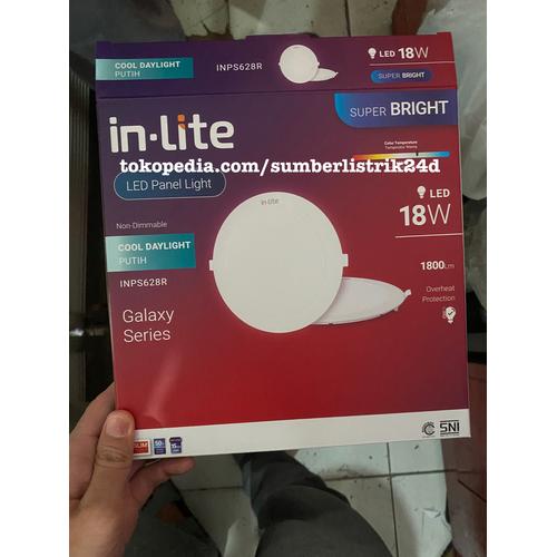 Jual Led panel light 18 watt inlite 18w lampu inbo INPS 626R 628R ...