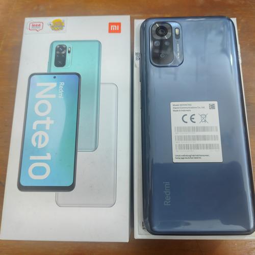 Jual Xiaomi Redmi note 10 4/64 second like new fullset acc ori (GRADE A ...