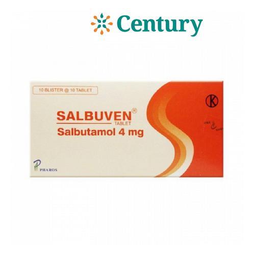 Jual SALBUVEN 4 MG 1 STRIP ISI 10 TABLET / SALBUTAMOL / ASMA ...