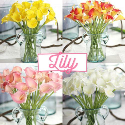 Promo Bunga Calla Lily LATEX Kualitas Super - Bunga Lili Plastik ...