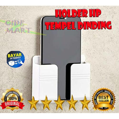 Jual Rak Hanger HP Dinding Holder Charger Tembok Tempat Handphone ...
