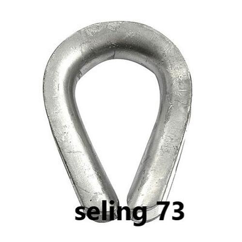 Jual Kaosen Wire Rope 8mm/Thimble 8mm galvanis/Kaosen Seling Galv 8mm ...