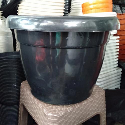 Jual Pot Bunga Tanaman Hitam 45 50/55 60cm - D.60 - Jakarta Timur ...
