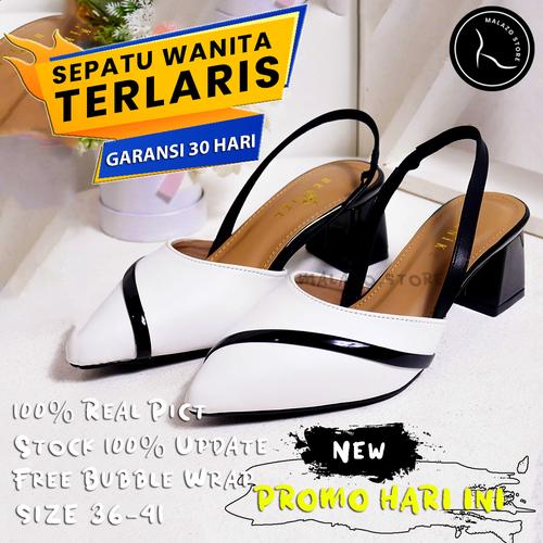 Jual sepatu pesta wedding shoes kantor kerja formal tali heel hils hak ...