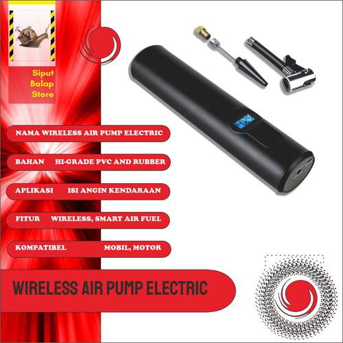 Jual WIRELESS AIR PUMP ELECTRIC COMPRESSOR - POMPA ANGIN PORTABLE ...