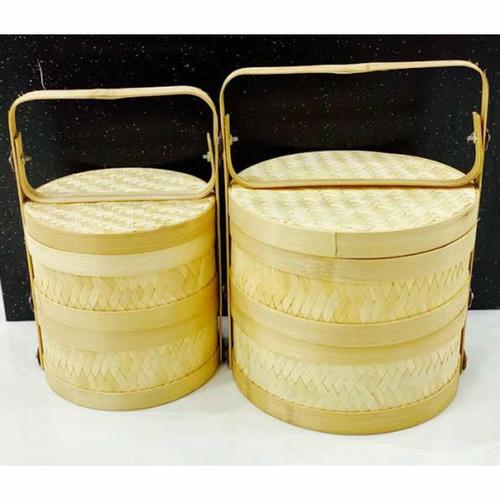 Jual Rantang bambu bulat susun 2 uk 20/hampers - Jakarta Selatan ...