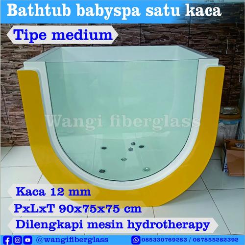 Jual kolam baby spa fiber - bak baby spa type medium kaca single ...