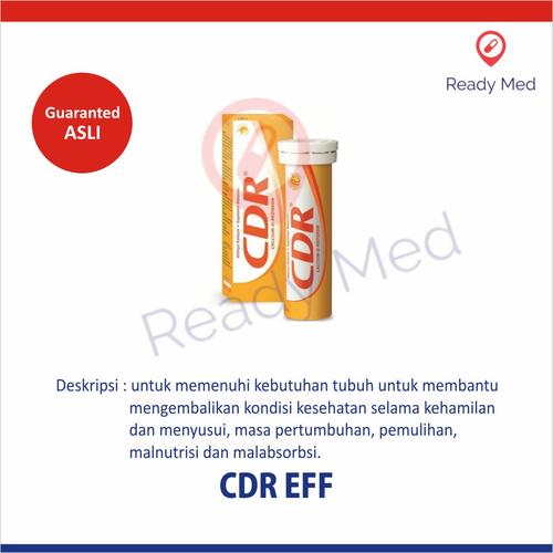 Jual CDR EFFERVESCENT 10 tablet 15 tablet Vitamin & suplemen - 10 ...