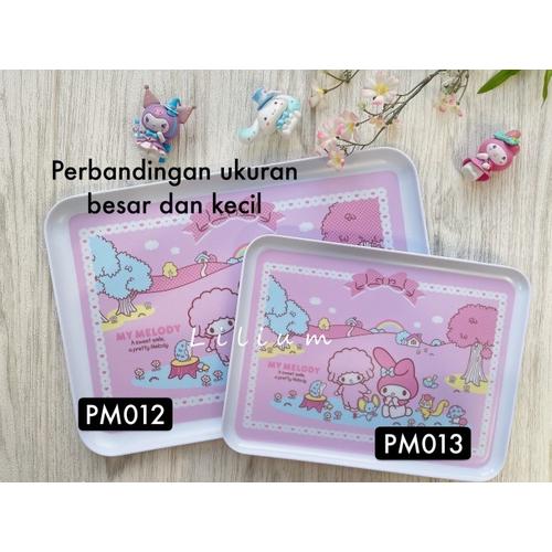 Jual Nampan karakter sanrio kitty PM013 PM012 tray melamin melody ...