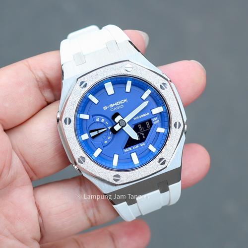 Jual G-Shock GA 2100 Custom Diamond Cut AP - Orange Strap - Kota Bandar ...