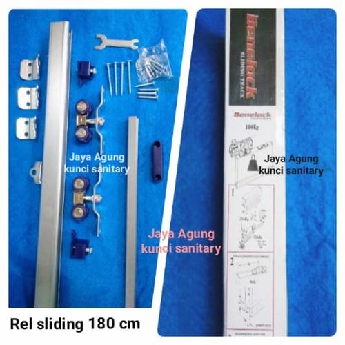 Jual Rel pintu Sliding /Track Rail Sliding Pintu Geser Galvanid 1,8M ...